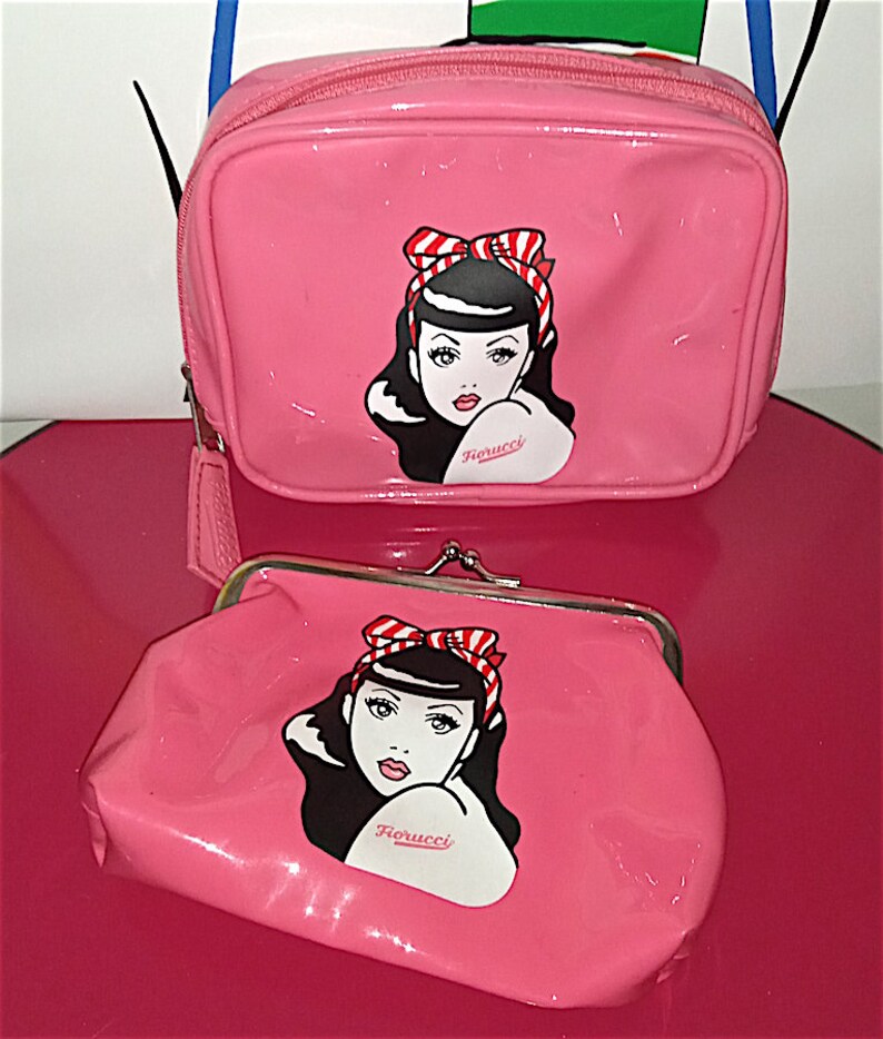 FIORUCCI 90s Italy Super Cute Pink Duo Money Wallet Clip - Etsy