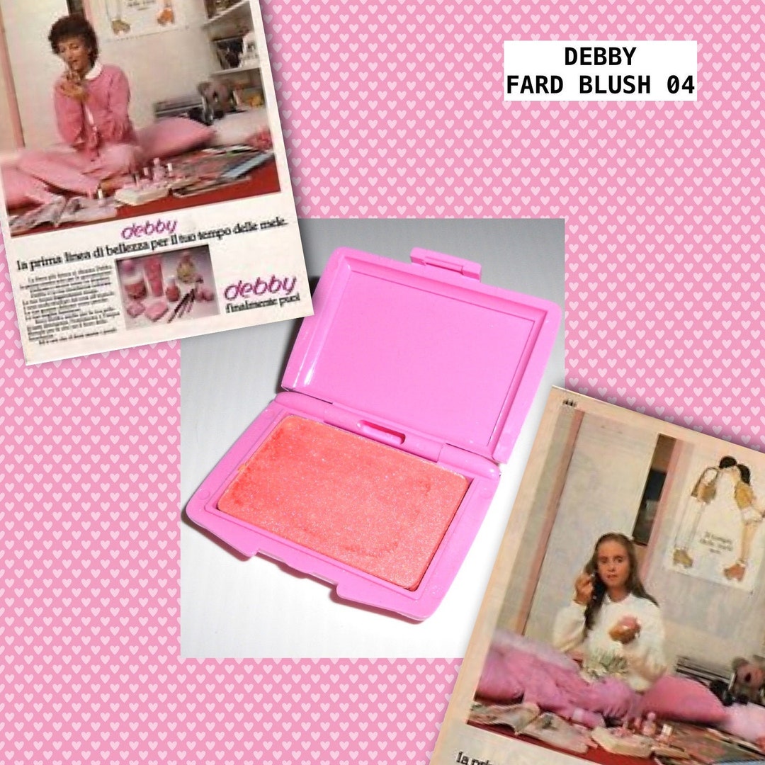 DEBBY 80s Italy Vintage Preppy Make up Blush on Super Pop - Etsy