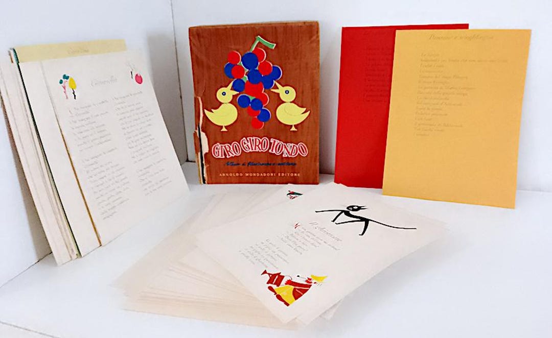 GIRO GIRO TONDO Nursery Rhymes and Chants 1956 Mondadori Italy ...