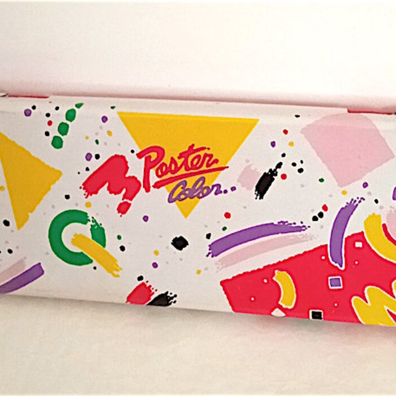 80s Pencil Case - Etsy