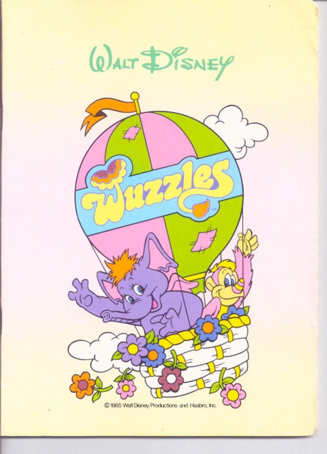 WUZZLES Walt Disney 1985 TC Cartorama Italy School Notebook - School ...