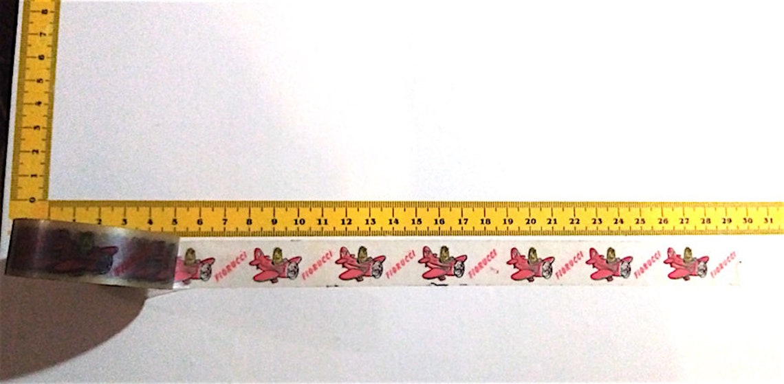 FIORUCCI 80s Stiassi Italy Super Mega Rare Airplanes Sticker Tape Washi ...