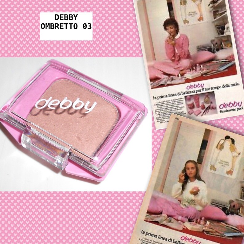 DEBBY 80s Italy Vintage Preppy Make up Eye Shadow Orange Super | Etsy