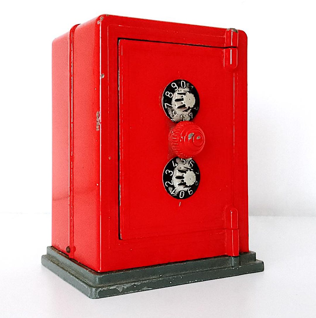 Mercury Apis 1960 Italy Art.n. 208 Miniature Cast Iron Safe Money Bank ...