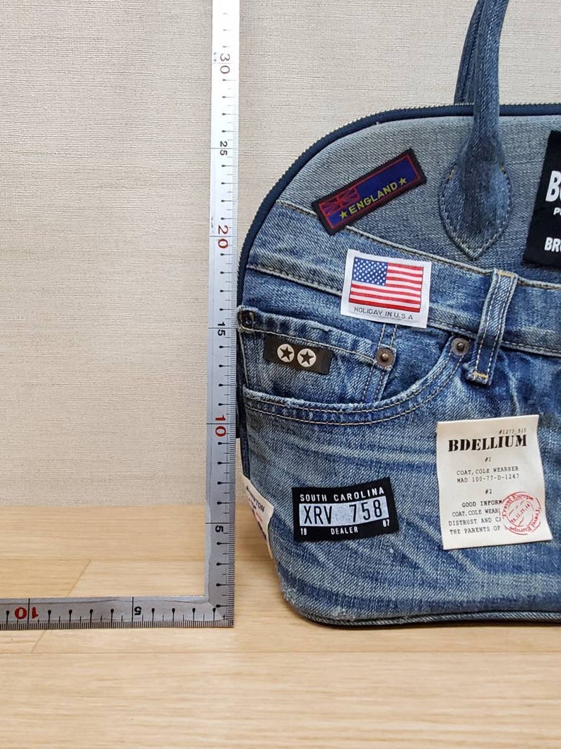 Jeans Remake Type Order Bagtag Patch Bag - Etsy