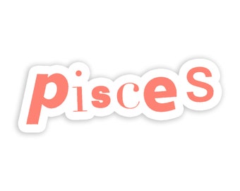 Pisces Sticker - Etsy