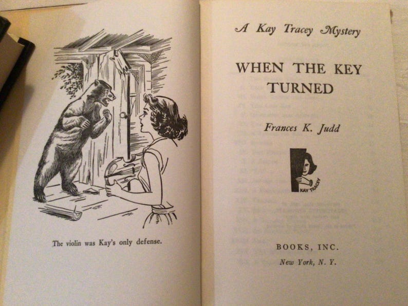 A Kay Tracey Mystery, When the Key Turned by Frances K. Judd, 1951 ...