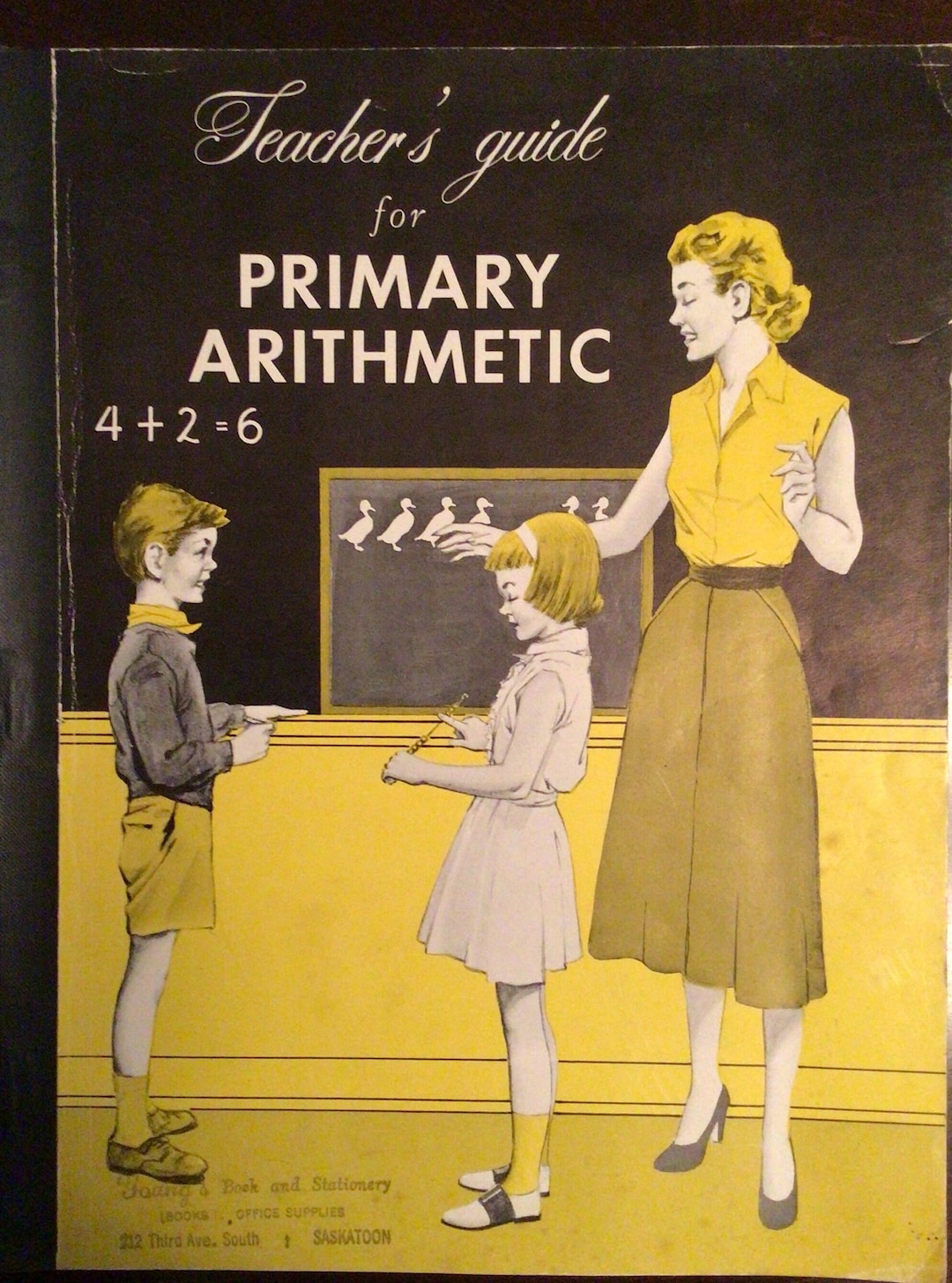 Vintage 1957 School Book, Teachers Guide for Primary Arithmetic, Unused ...