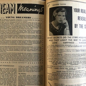 Vintage Occult Magazine, Prediction, 1959, Astrology, Dreams, the ...