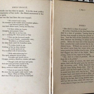 Antique Emily Brontë Biography, A. Mary F. Robinson, 4th Edition ...