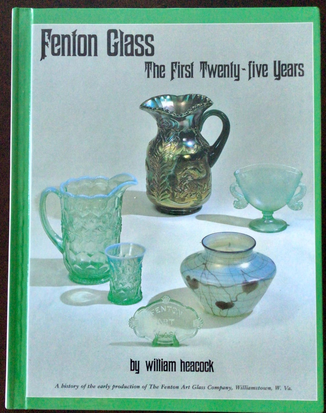 Fenton Glass History: 1907-1932 Collector's Book & Pattern Guide - Etsy