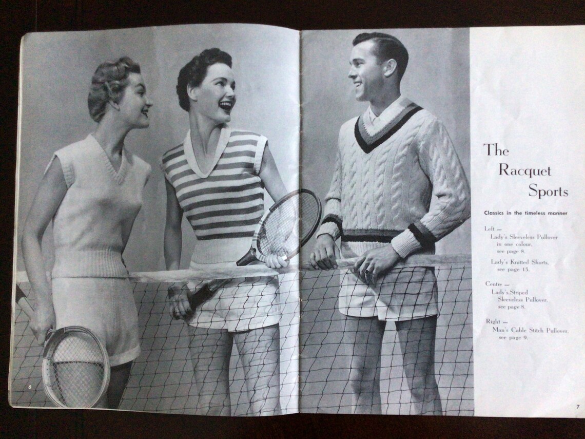 Vintage 1940’s Beehive Knitting Pattern Book, No. 69, Sportswear - Etsy