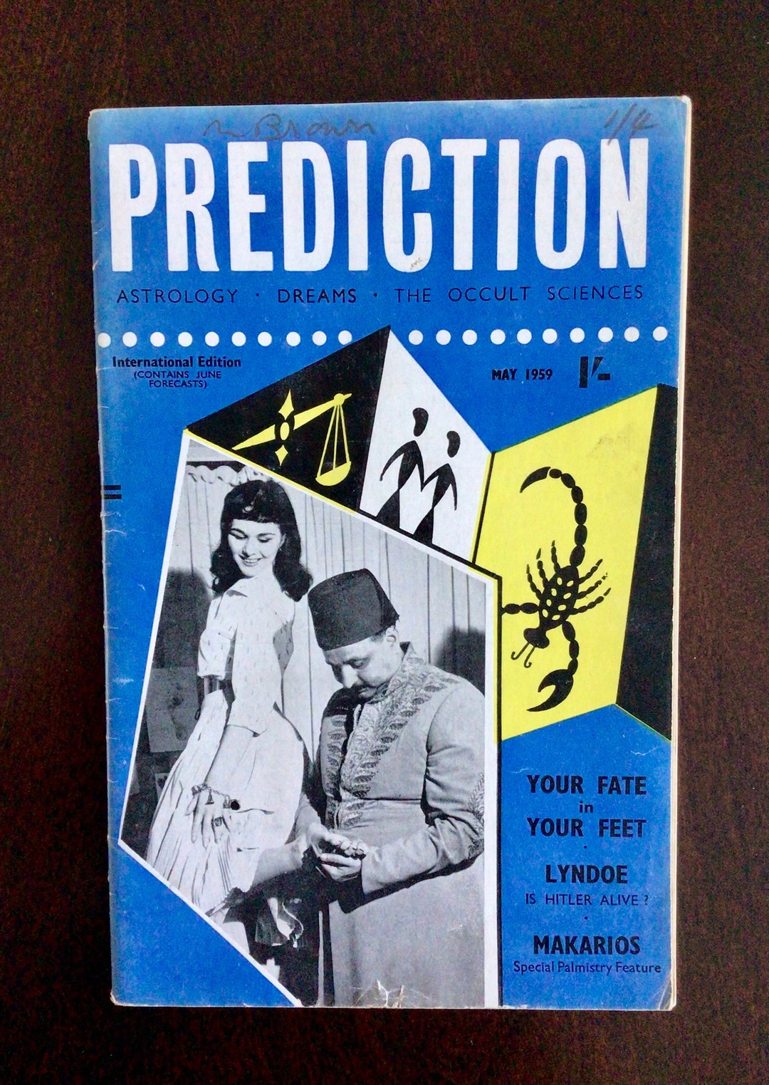 Vintage Occult Magazine, Prediction, 1959, Astrology, Dreams, the ...