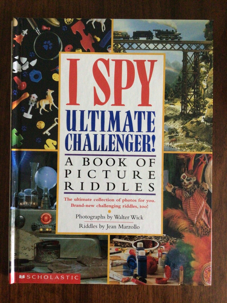 I Spy Book Set Treasure Hunt and Ultimate Challenger A Book of - Etsy