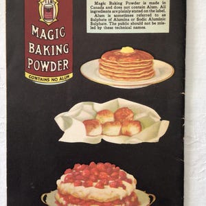 Presto! the Magic Cook Book, Antique Recipe Booklet, Published by ...