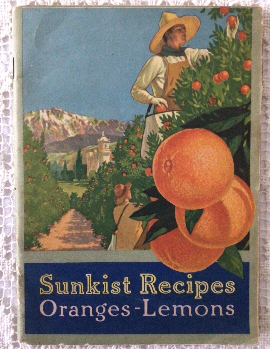 Antique 1916 Sunkist Recipe Booklet, Oranges Lemons, Compiled by Miss ...
