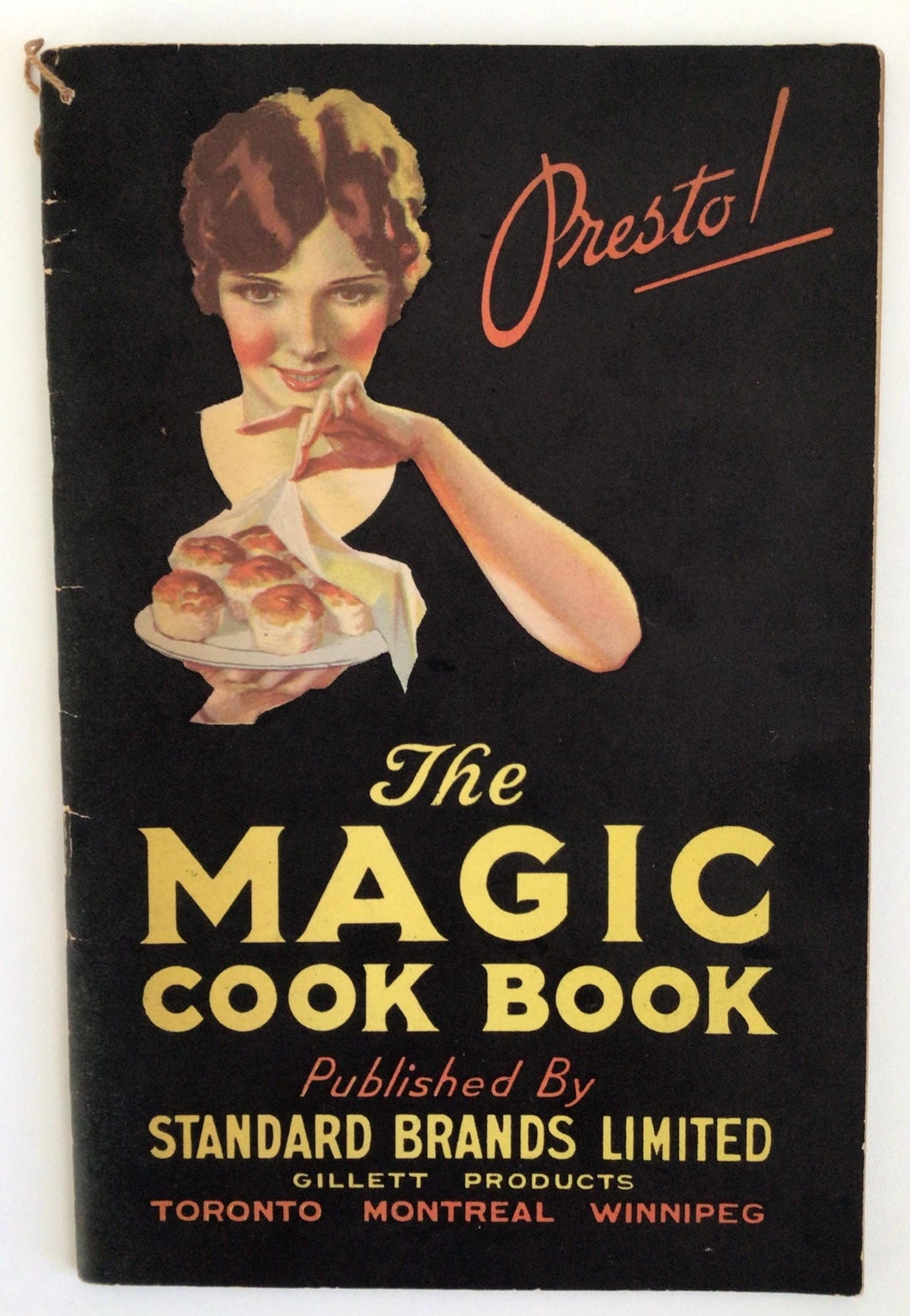 Presto! the Magic Cook Book, Antique Recipe Booklet, Published by ...