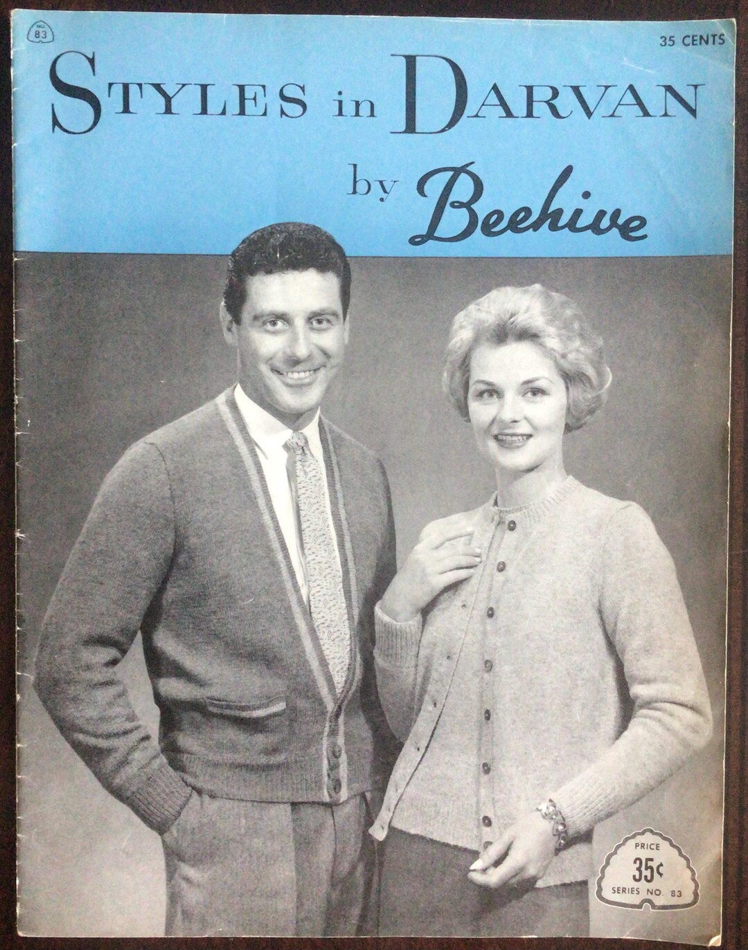 1950s Beehive Knitting Pattern Book: Vintage Sweaters & Cardigans - Etsy