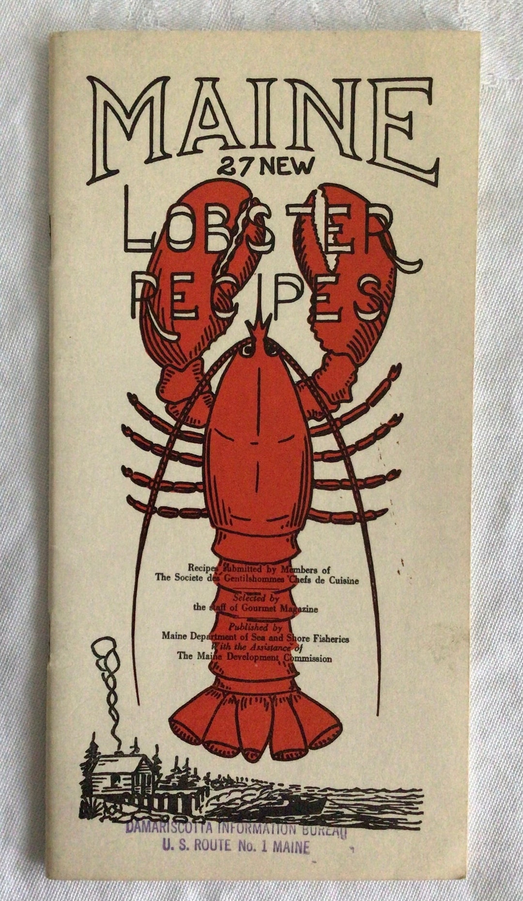 Rare Vintage Recipe Booklet, Maine: 27 New Lobster Recipes, 1950 ...