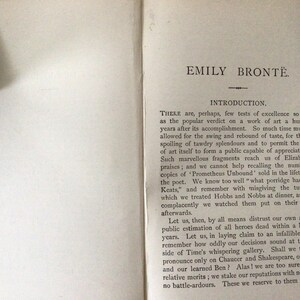 Antique Emily Brontë Biography, A. Mary F. Robinson, 4th Edition ...