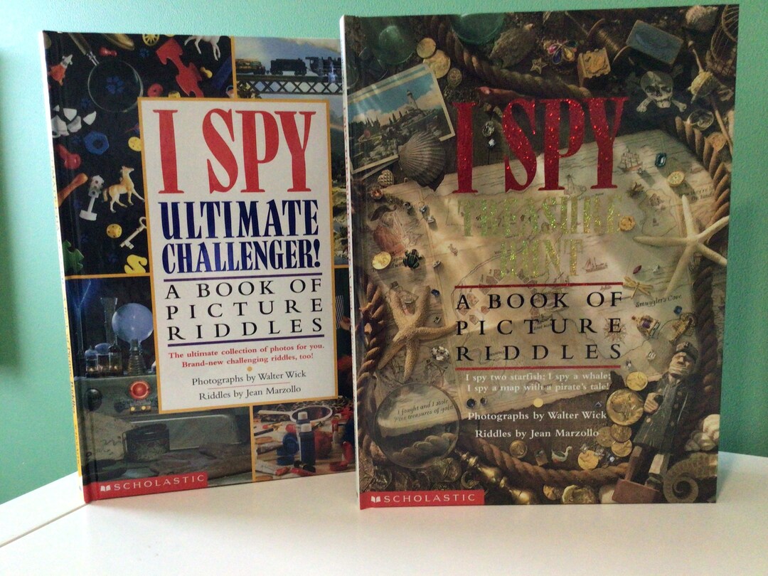 I Spy Book Set Treasure Hunt and Ultimate Challenger A Book of - Etsy