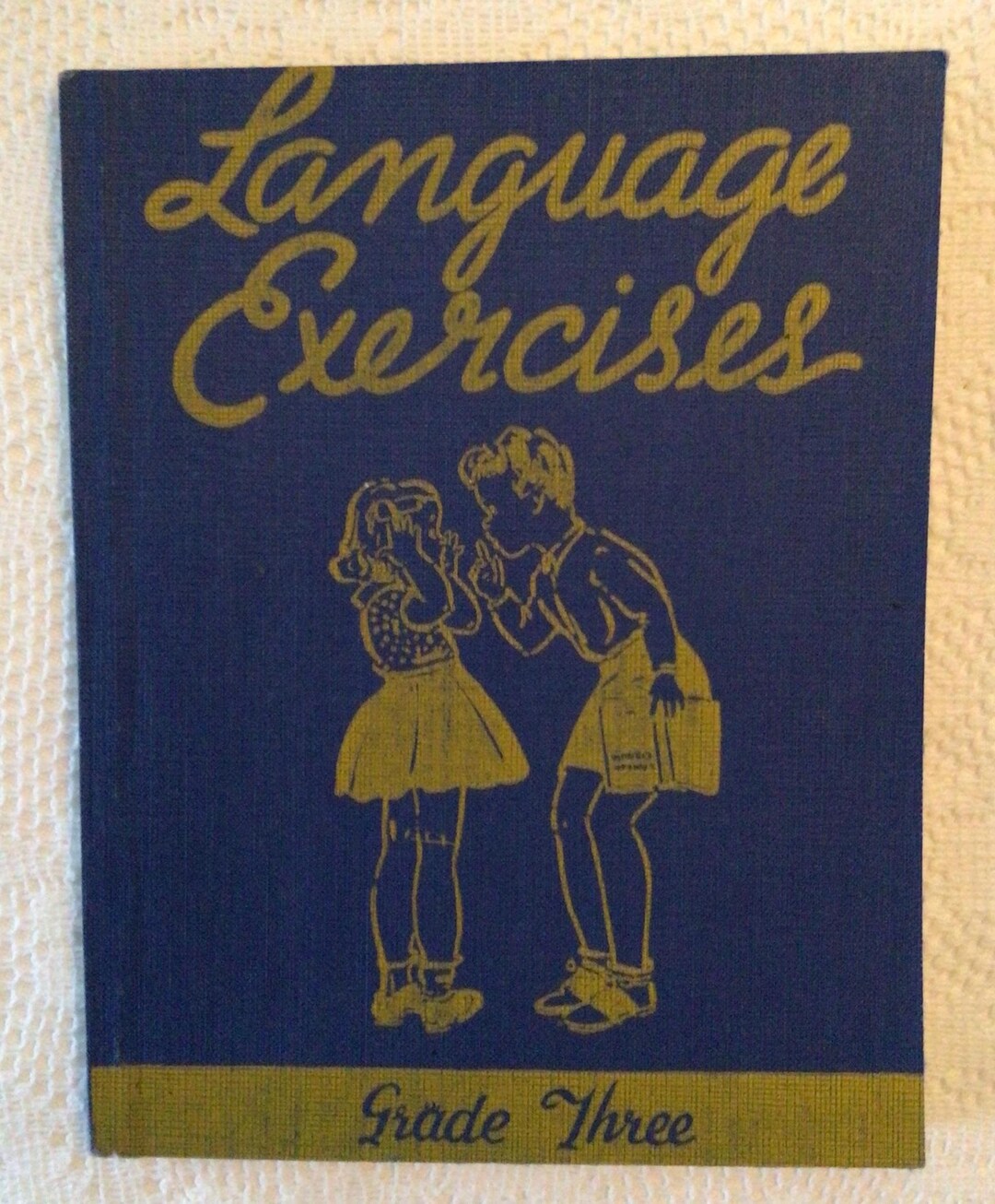 Vintage 1944 School Language Exercises Book, Grade Three, by Edith ...