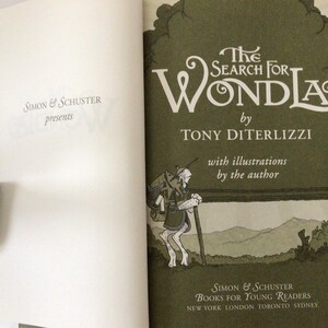 The Search for Wondla by Tony Diterlizzi, Hardcover, First Edition ...