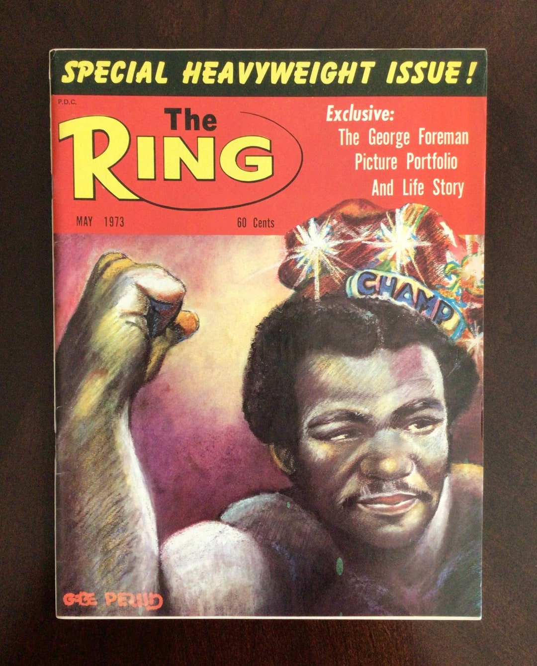 Vintage Boxing Magazine, the Ring, the George Foreman Picture Portfolio ...