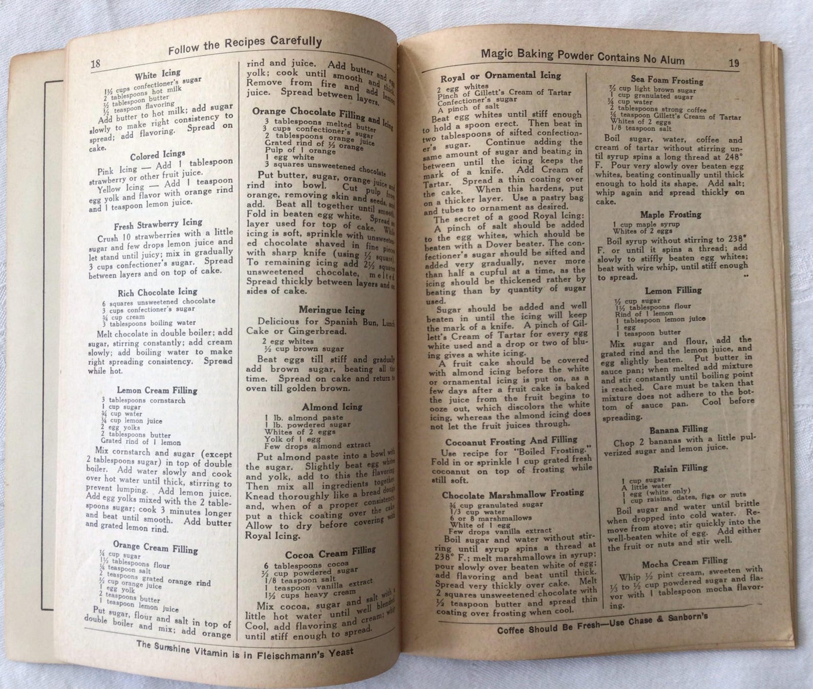Presto! the Magic Cook Book, Antique Recipe Booklet, Published by ...