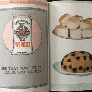 Antique 1915 Cookbook, Five Roses Cook Book, Being a Manual of Good ...