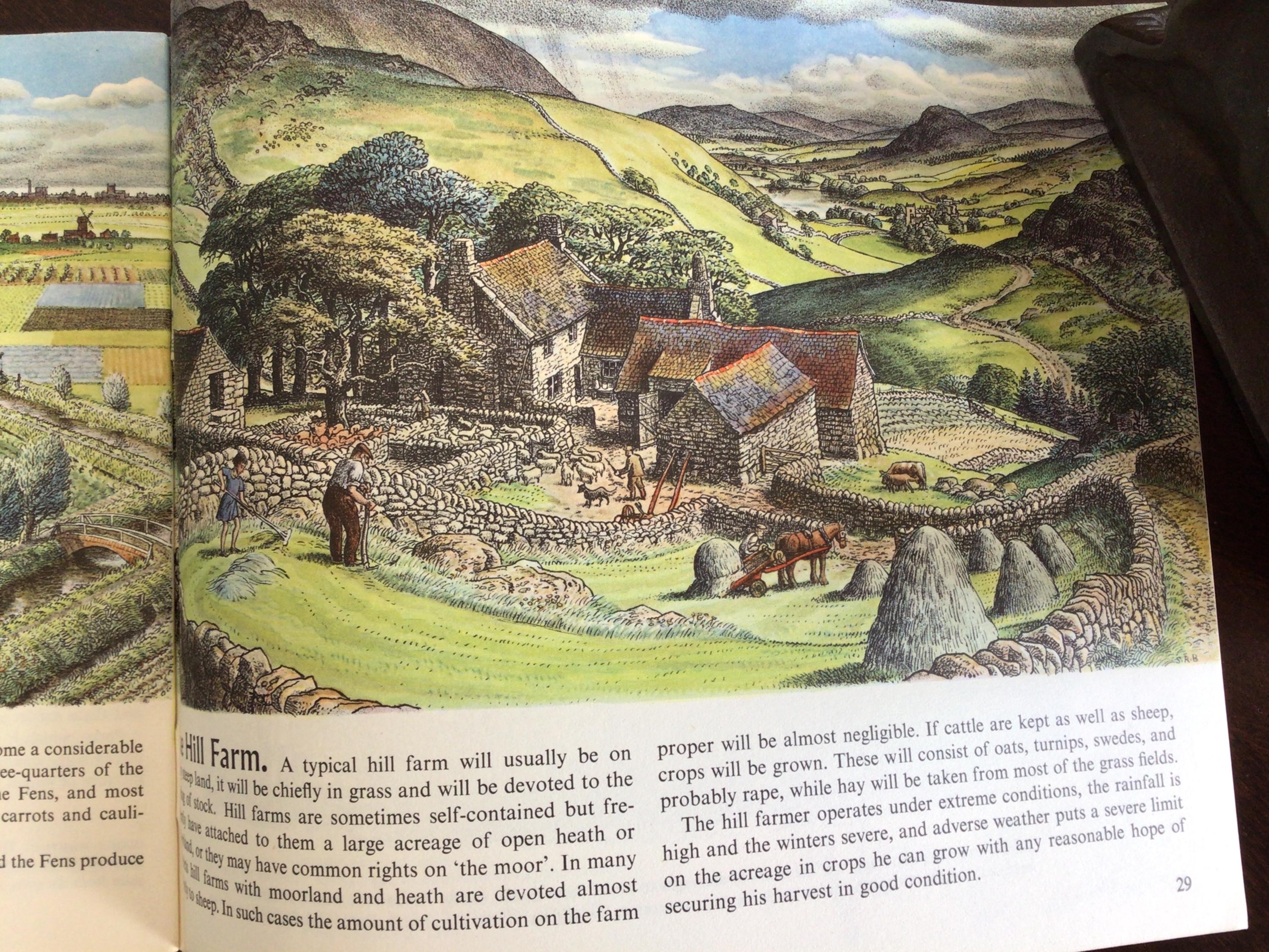 Farm Crops in Britain by Sir George Stapledon, Illustrated by S.R ...