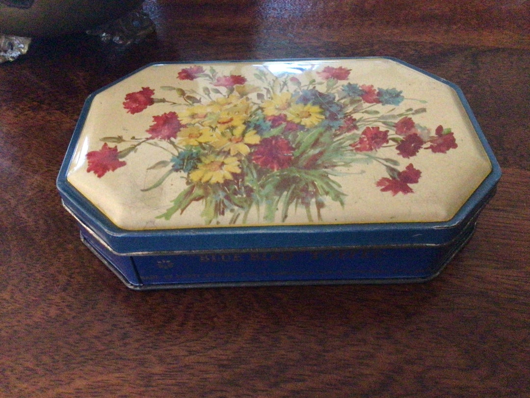 Vintage Early Blue Bird Toffee Tin Harry Vincent wild - Etsy