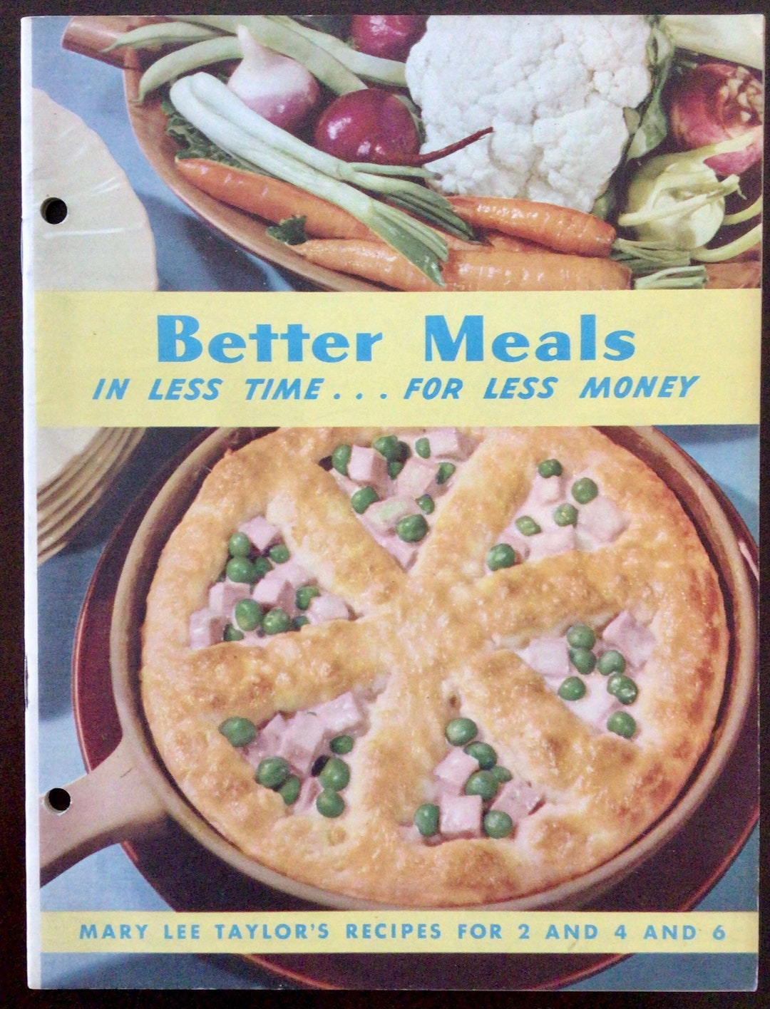 Vintage 1942 WW2 Cookbook, Mary Lee Taylor Recipe Booklet, Better Meals ...