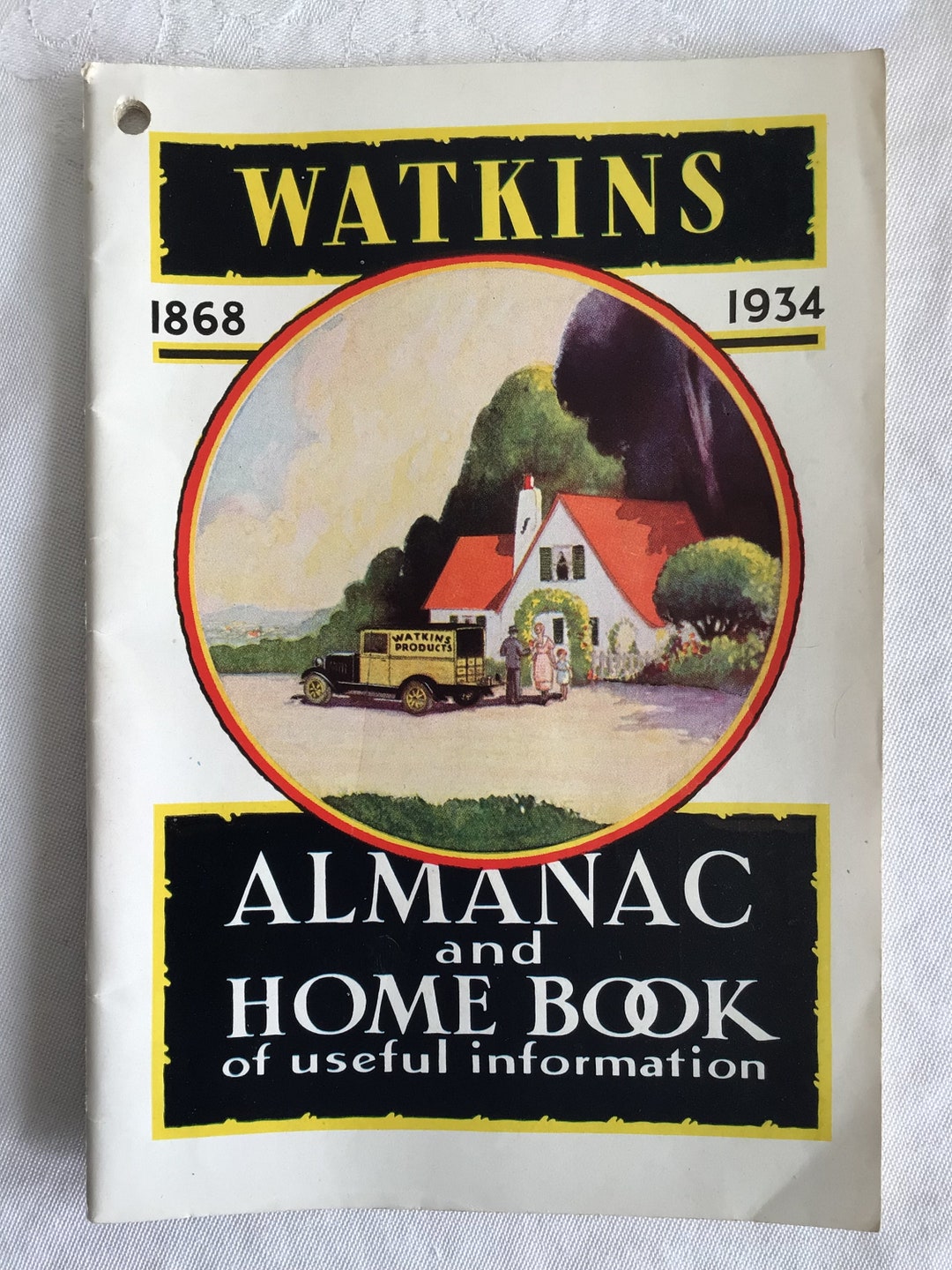 Vintage Watkins Almanac and Home Book of Useful Information, 1934 ...