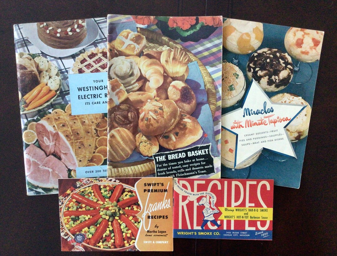 Vintage Recipe Booklets 1940s and 50s WW2 the Bread - Etsy