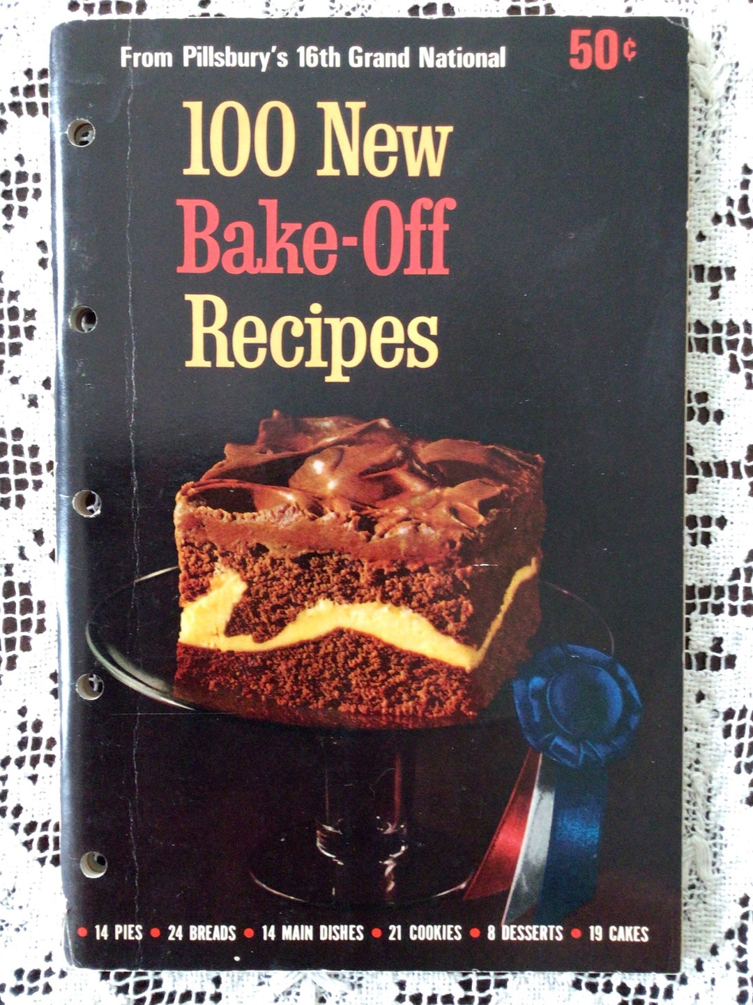 Vintage Pillsbury 100 New Bake-off Recipes, 16th Grand National, 1965 ...