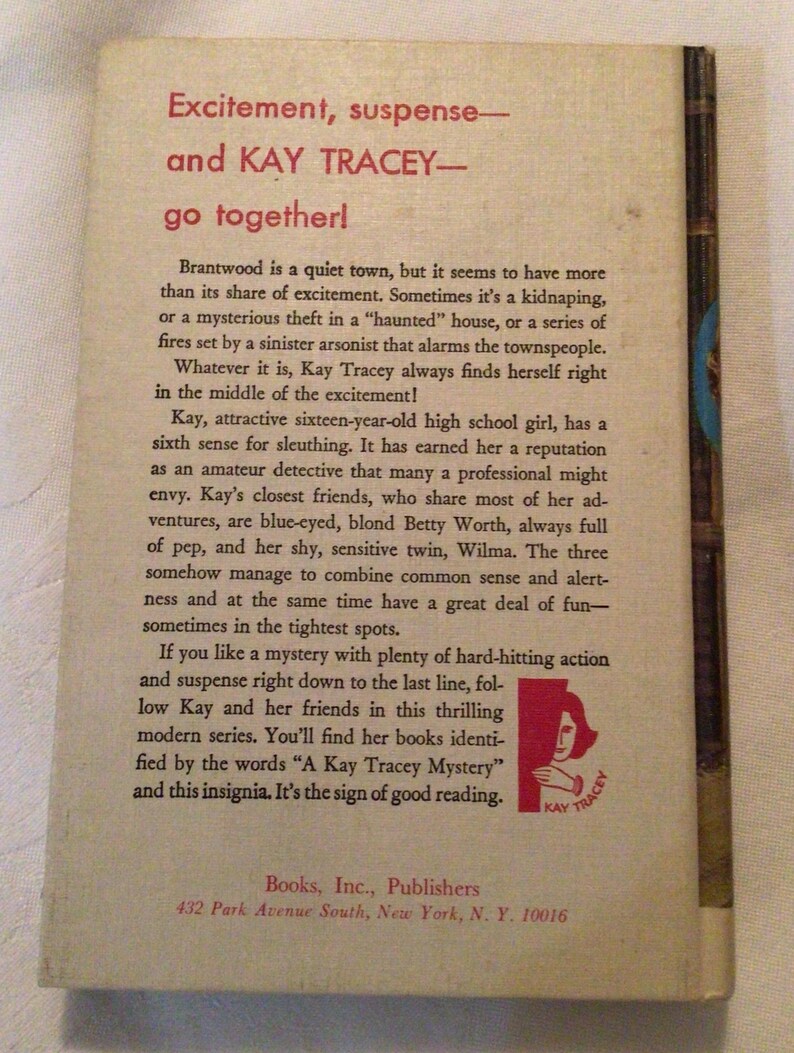 A Kay Tracey Mystery, When the Key Turned by Frances K. Judd, 1951 ...