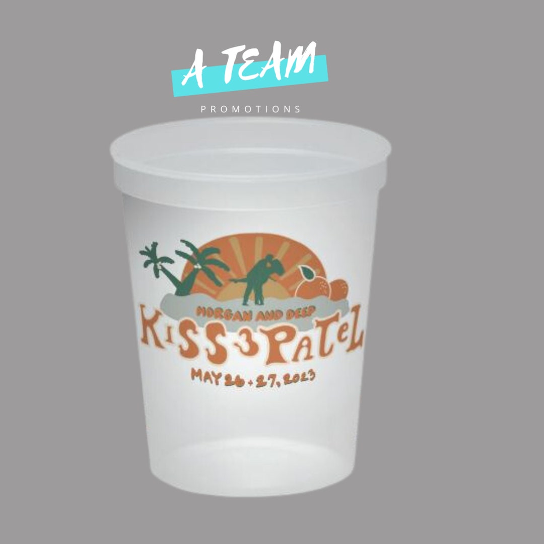 Full Color Custom Printed Cup - Personalized Cup - Party Favor (min 500 ...