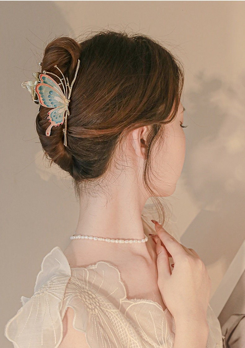 Butterfly Hair Claw Clip Butterfly Claw Clips Wmen Butterfly - Etsy