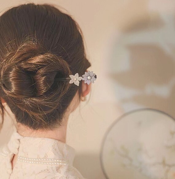 Chinese Double Bun Hairstyle