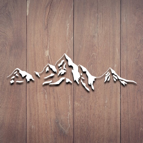 Mountain Decal Car - Etsy