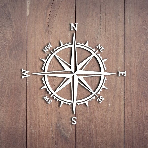 Compass Decal - Etsy