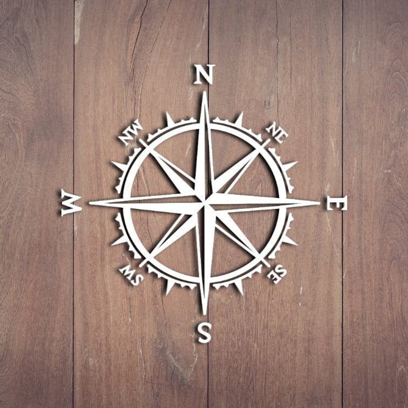 Compass Decal - Etsy