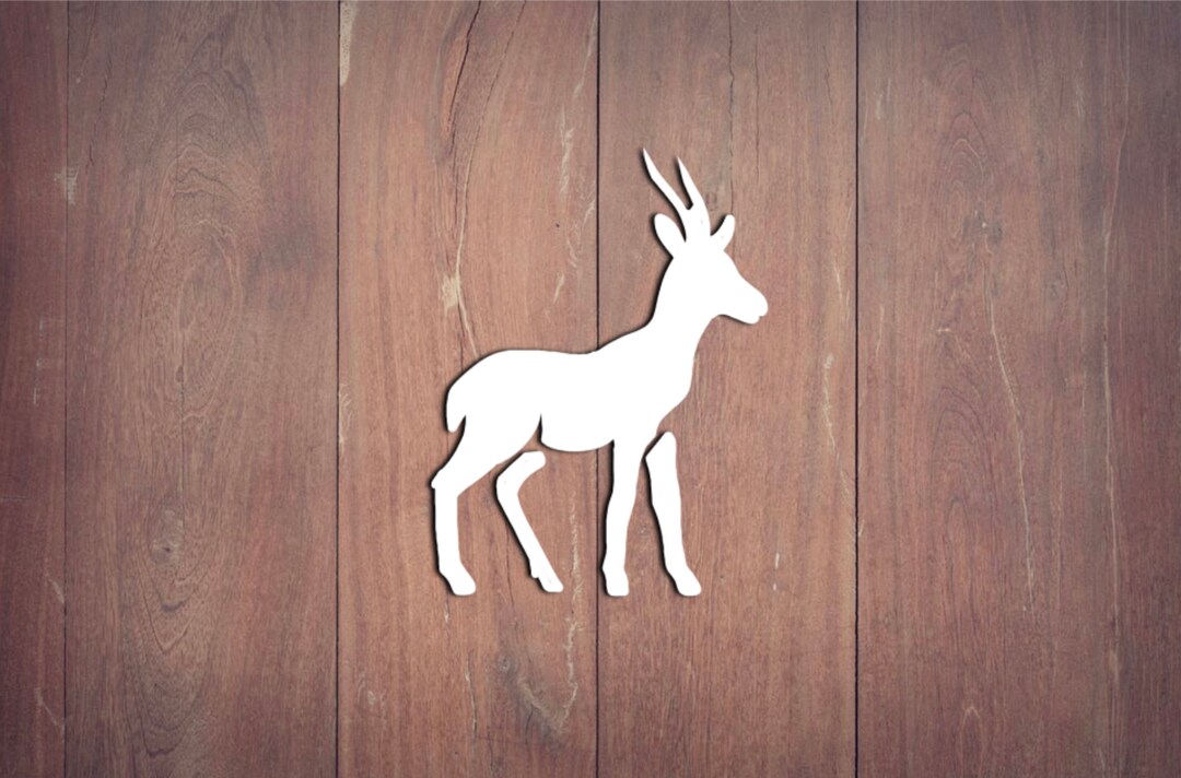 Gazelle Decal, Safari Nursery Decor, Laptop Stickers, Car Decal, Wall ...
