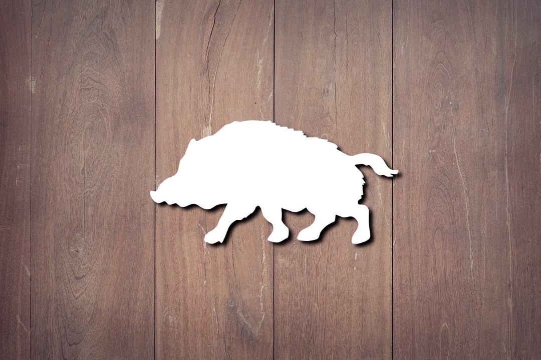 Pig Decal, Boar Decal, Vinyl Decal, Car Decal, Wall Decal, Laptop Decal ...