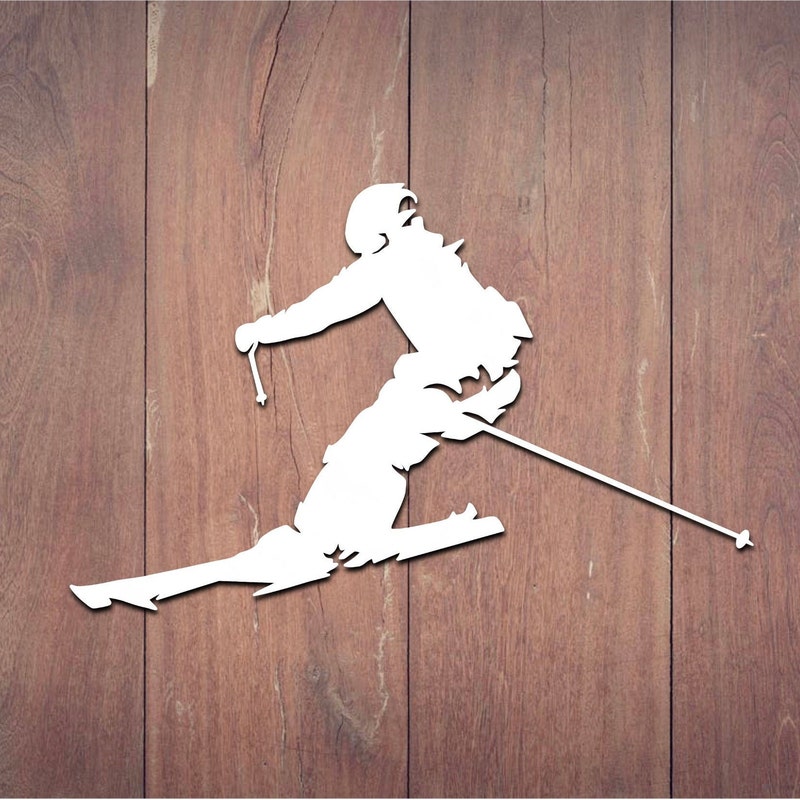 Ski Decal - Etsy