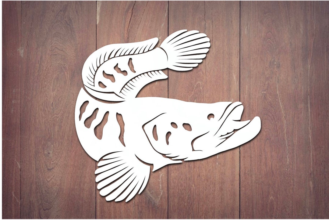 Snakehead Decal, Fishing, Fish, Vinyl Decal, Car Decal, Wall Decal ...