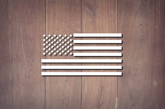 American Flag Decal America Vinyl Decal Car Decal Wall - Etsy
