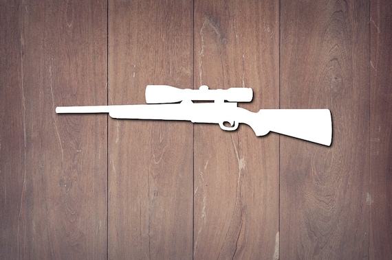 Gun Decal Hunting Rifle Vinyl Decal Car Decal Wall Decal | Etsy