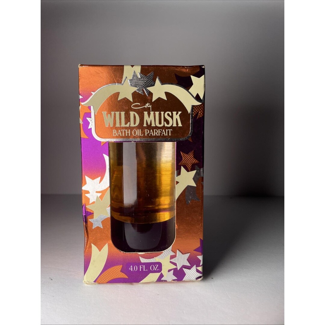 Vintage Coty Wild Musk Bath Oil Parfait 4 Fl Oz NIB Rare 1990's - Etsy